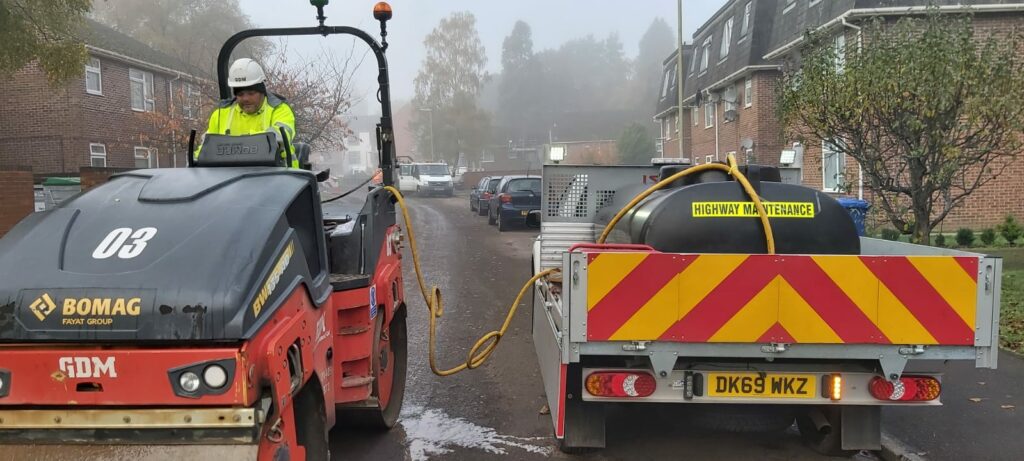 Water Bowser with Banksman trained Operator - GEOFF GREENFIELD LIMITED