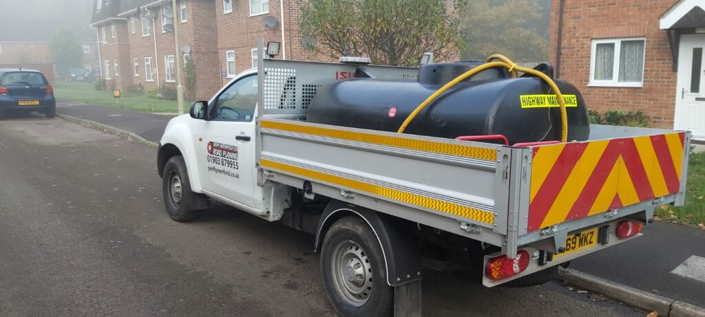 Water Bowser with Banksman trained Operator - GEOFF GREENFIELD LIMITED